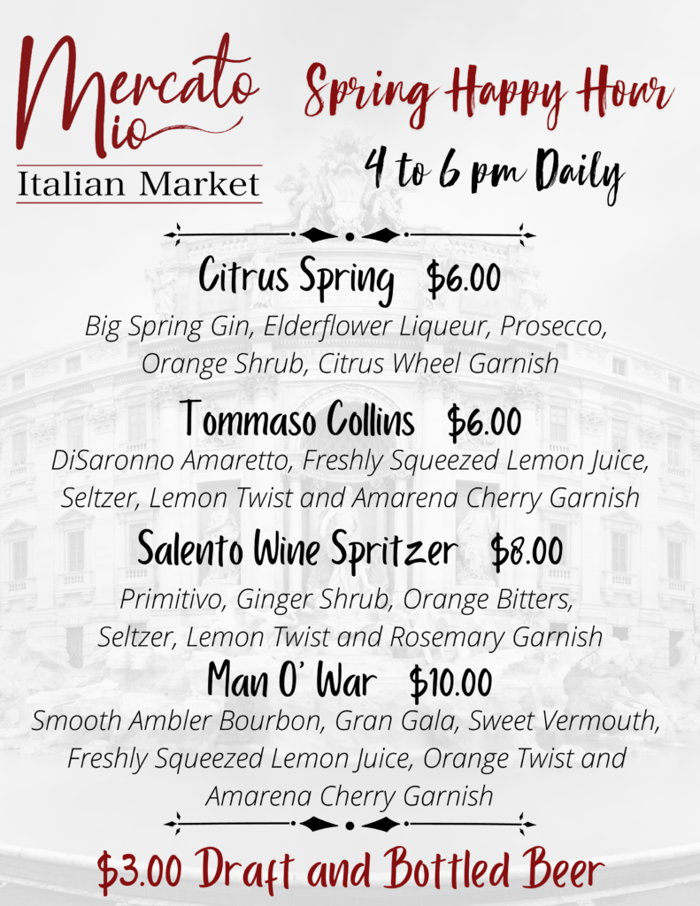 About - Mercato Mio Italian Market